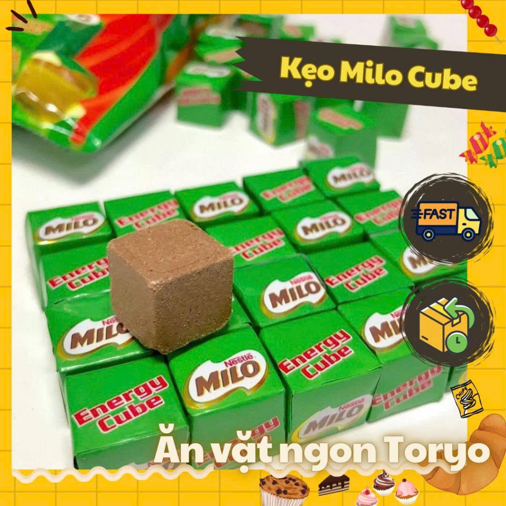 Combo kẹo Milo cube cacao Thái Lan (viên 2,75g) | Shopee Việt Nam