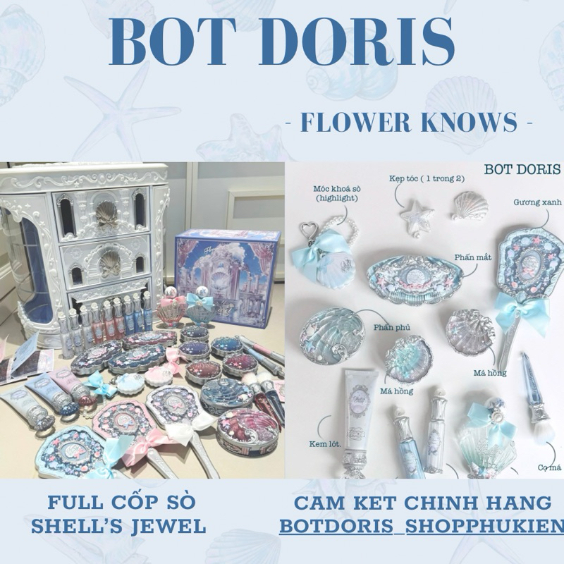 Full cốp allin 36-44 món Flower Knows bộ sưu tập Strawberry Cupid ...