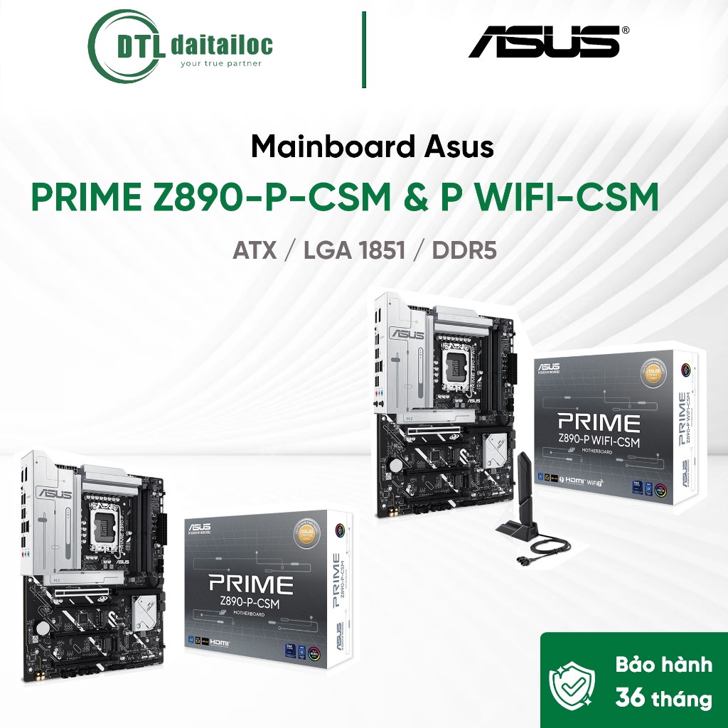 Mainboard PC ASUS PRIME Z890-P CSM & PRIME Z890-P WIFI CSM ATX / LGA ...