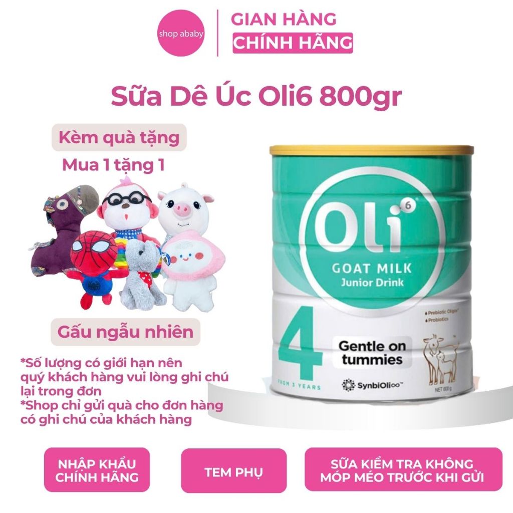 [Kèm quà cốc] Sữa dê Oli6 Goat Milk Úc 800g hỗ trợ tiêu hoá miễn dịch | Shopee Việt Nam