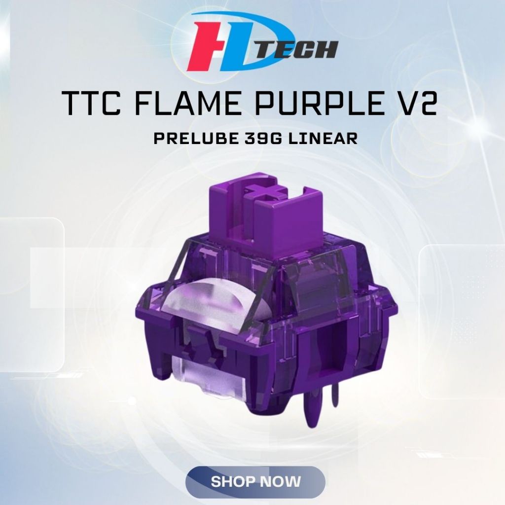 [10 switch] Switch TTC FLAME PURPLE V2 / TTC NEW MOON- LINEAR / 5 PIN ...