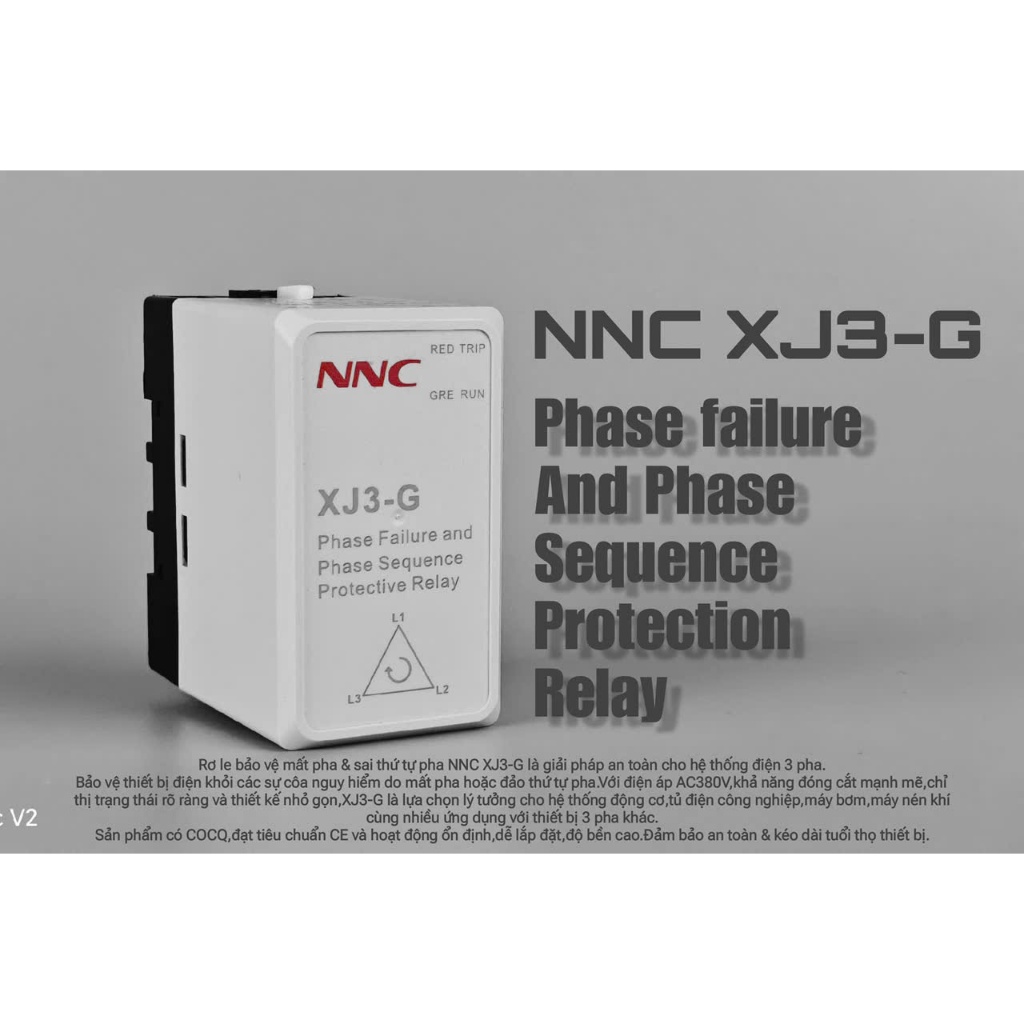 Rơ Le Bảo Vệ Điện Áp 3 Pha Cao Cấp NNC XJ3-G ( Chống Mất Pha NNC ...