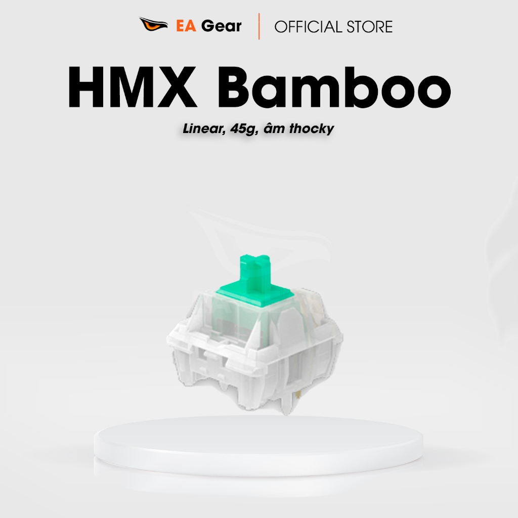 Switch HMX Bamboo Cho Bàn Phím Cơ Linear 45g Prelubed Mượt Âm Thocky - EA Gear | Shopee Việt Nam