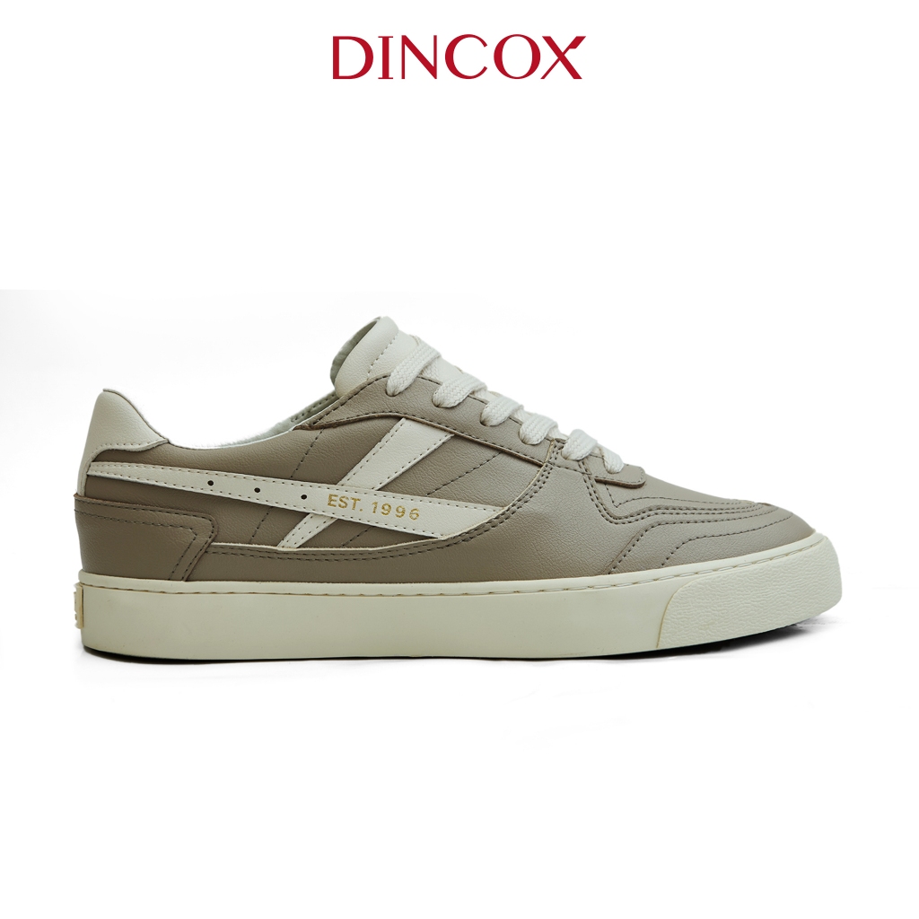 Giày Da Sneaker Nữ DC39 Light Cappuccino DINCOX Shoes Đế Bằng ...
