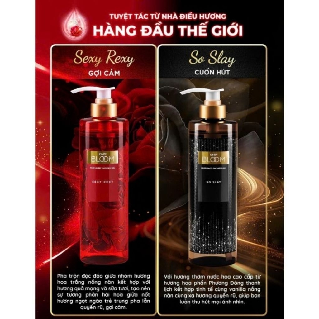 Sữa tắm nước hoa cao cấp Cindy Bloom | Shopee Việt Nam