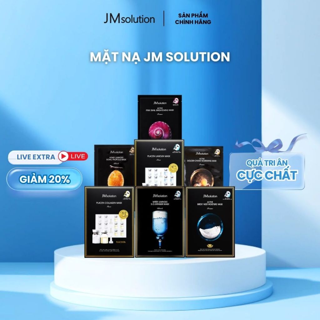Combo 10 Mặt Nạ Dưỡng Da JMSolution Hỗ Trợ Cải Thiện Tình Trạng Mọi Loại Da, Dưỡng Ẩm Trắng Da ...