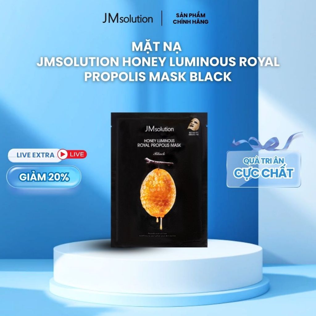 Combo 10 Mặt Nạ JMSolution Honey Luminous Royal Propolis Mask Giúp Cấp Ẩm, Ngăn Ngừa Lão Hoá 30g ...
