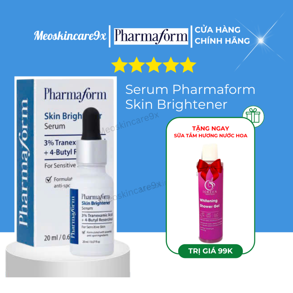 Serum Pharmaform Skin Brightener 3% Tranexamic acid làm mờ vết nám, làm ...