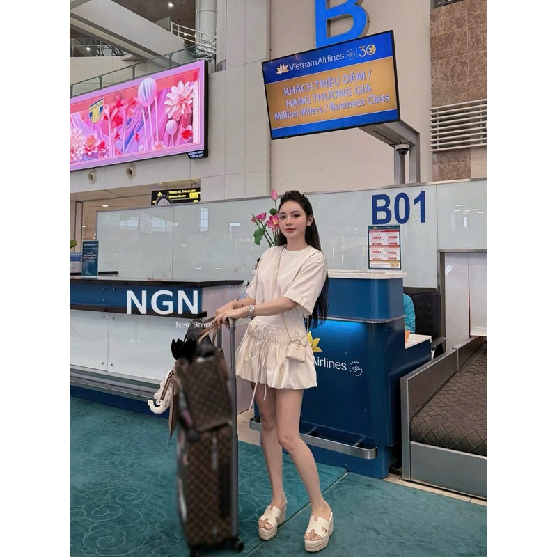 Set be nơ tay lửng KAB[ Sẵn] | Shopee Việt Nam