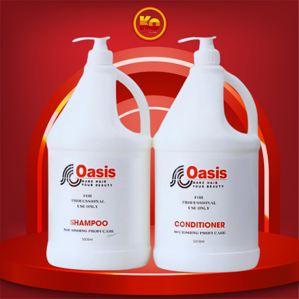 Dầu Gội Can OASIS Xả Collagen men sống mềm mượt gội oasis 5 Lít (5000ml ...