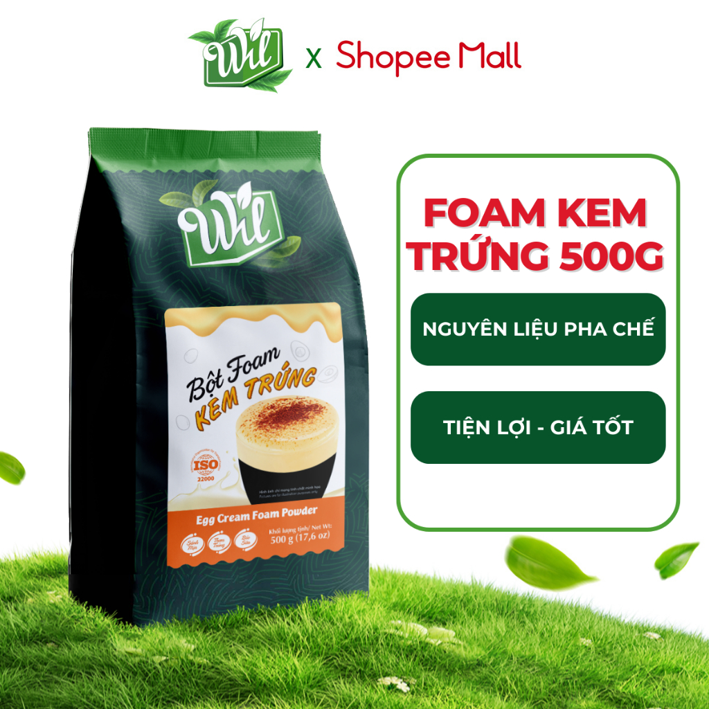 [DATE 25/10/2025] Foam kem trứng Wil hòa tan 500g dùng làm nguyên liệu ...
