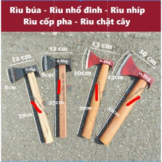 Rìu búa, rìu nhíp, rìu cốp pha, rìu quốc phòng, rìu chặt cây 0.5kg/0.6kg/0.8kg | Shopee Việt Nam