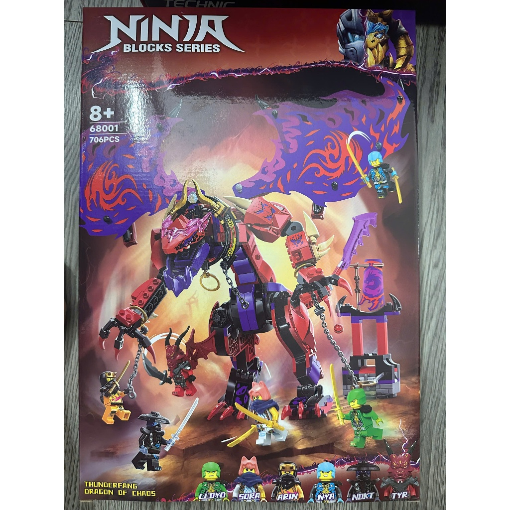 ( Tặng 1 Mini Ninjago ) Bộ Đồ Chơi Mô Hình Lắp Ráp Ninjago Thunder Fang ...