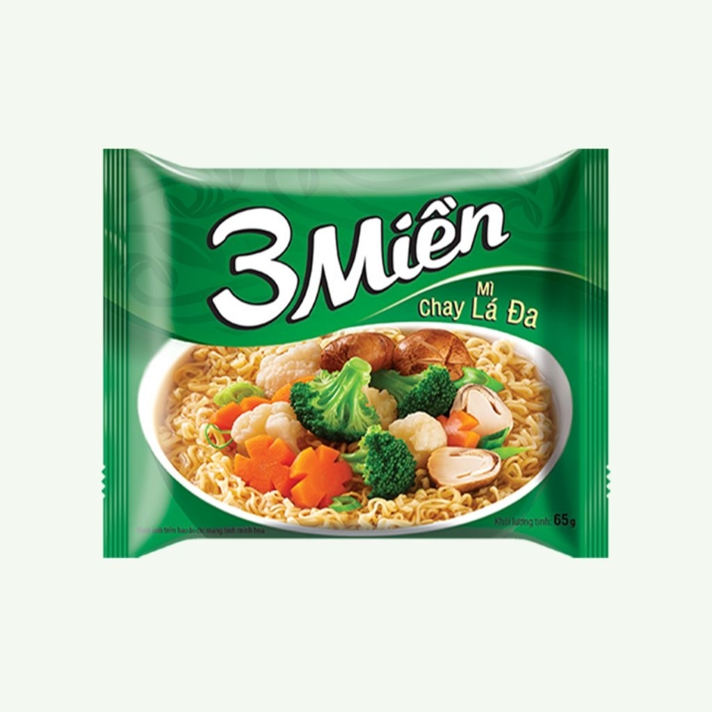 Mì 3 miền chay lá đa 1 gói/65g | Shopee Việt Nam