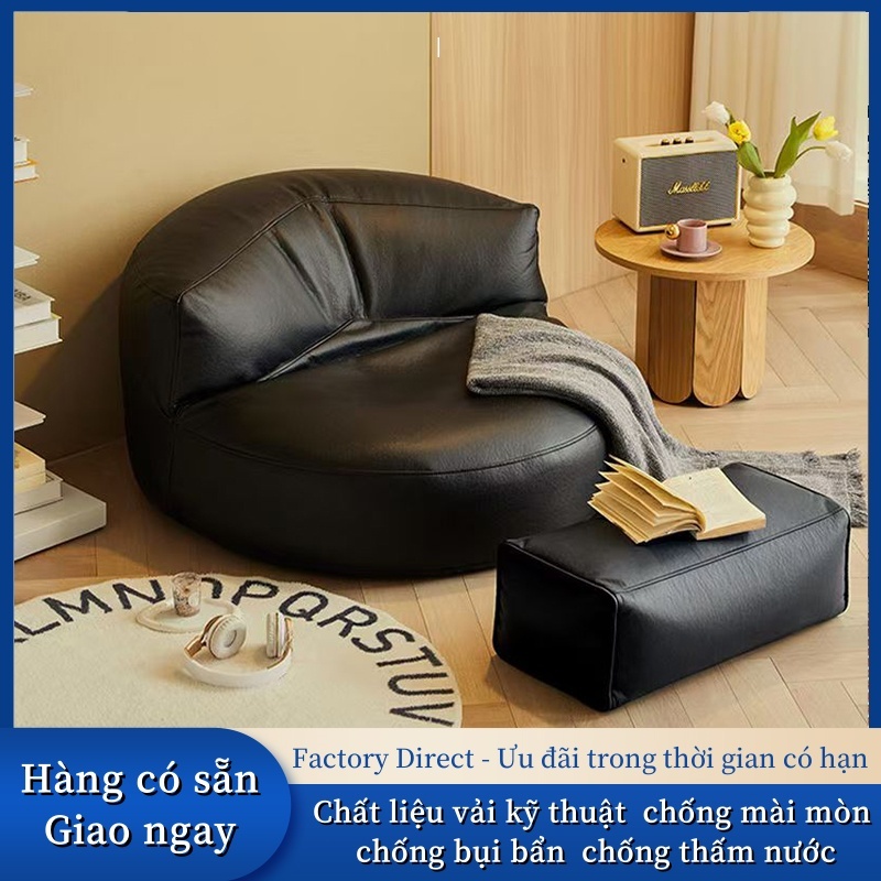 Half Round Lazy Tatami Sofa/Làm bằng da nhân tạo/Chống bẩn/Dễ dàng làm ...
