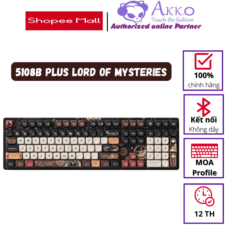 Bàn Phím AKKO 5108B Plus Lord of Mysteries (RGB / Hotswap / Piano Pro SW/ Multi-mode) | Shopee ...