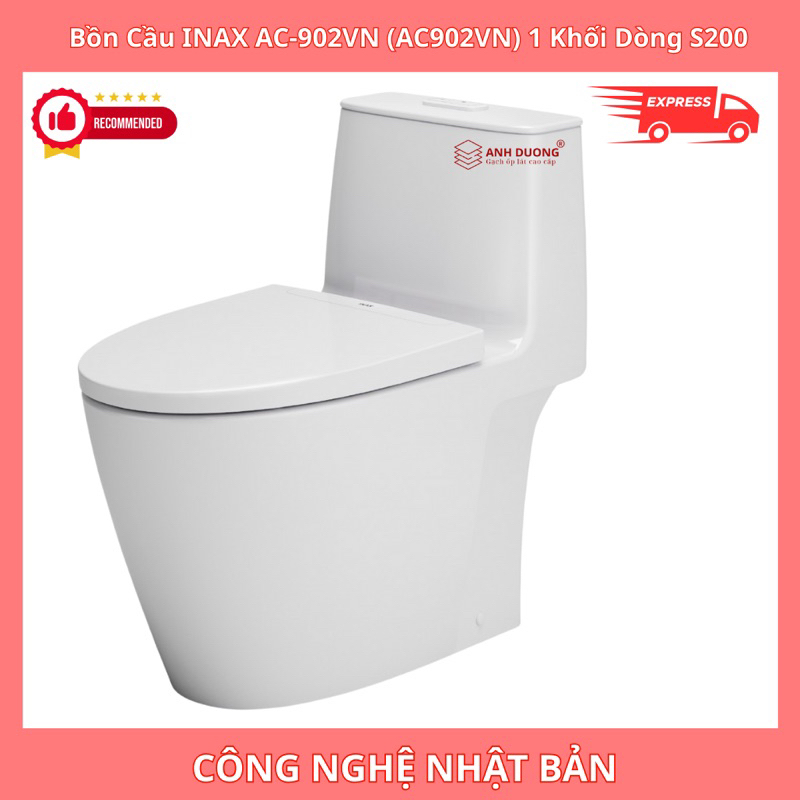 Bồn Cầu INAX AC-902VN (AC902VN) 1 Khối Dòng S200 | Shopee Việt Nam