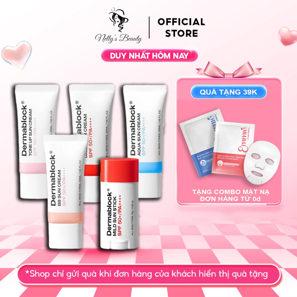 Kem Chống Nắng Phổ Rộng Chống Nước Kiềm Dầu Dermablock SPF50+ PA ...