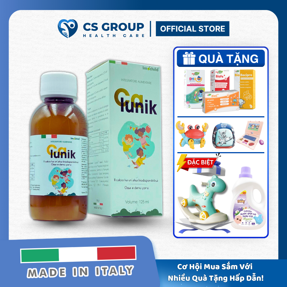 [ 1 Hộp Ngựa Bập Bênh] Canxi Sinh Học Hàm Lượng Cực Cao ITALIA IMOCHILD ...