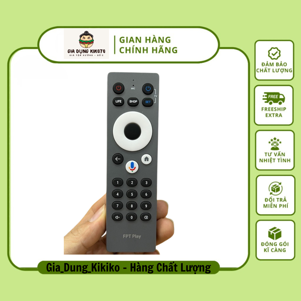 Remote FPT Play Box 650 Có Giọng Nói, Chính Hãng, Kết Nối Bluetooth ...