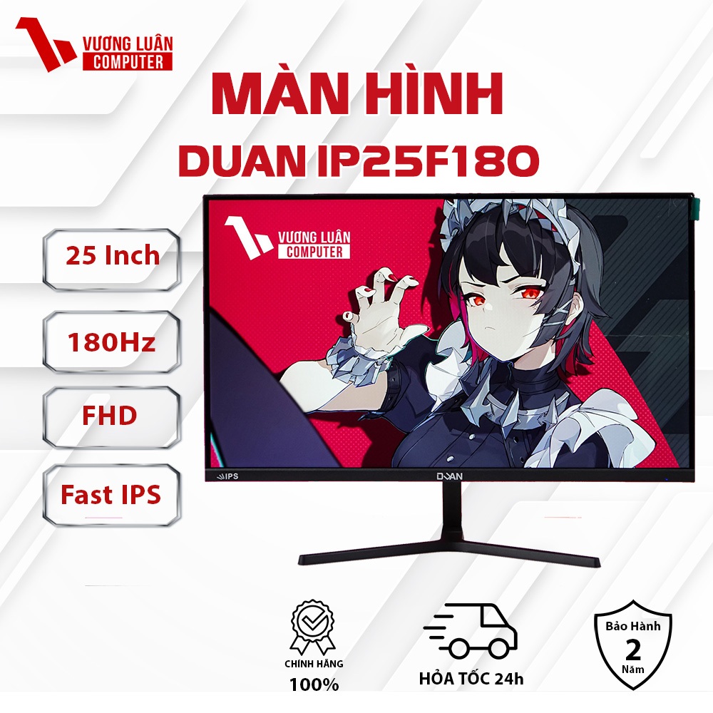 Màn hình 25 Inch 180Hz DUAN IP25F180 1ms IPS Chuẩn Gaming - Chính hãng BH 2 năm | Shopee Việt Nam