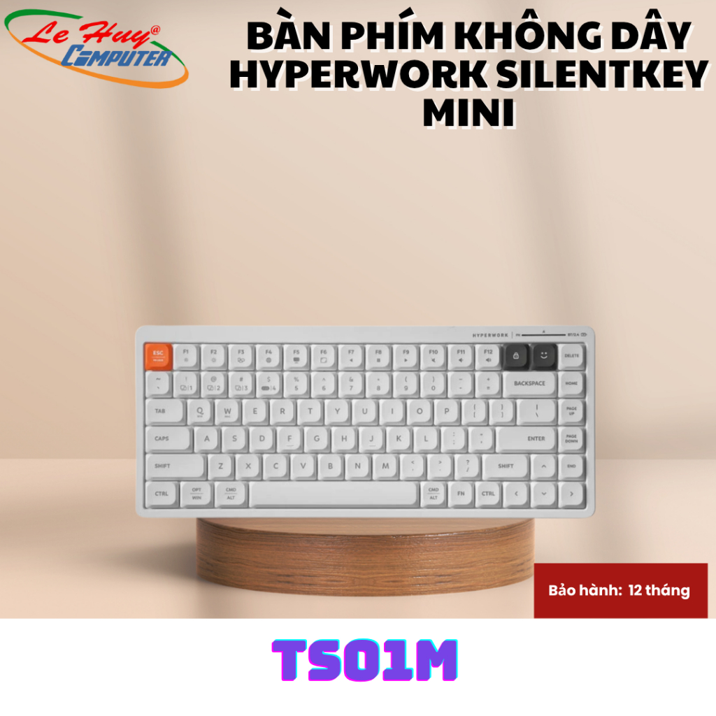 Bàn Phím Không Dây HyperWork SilentKey Mini TS01M - Hàng Chính Hãng ...