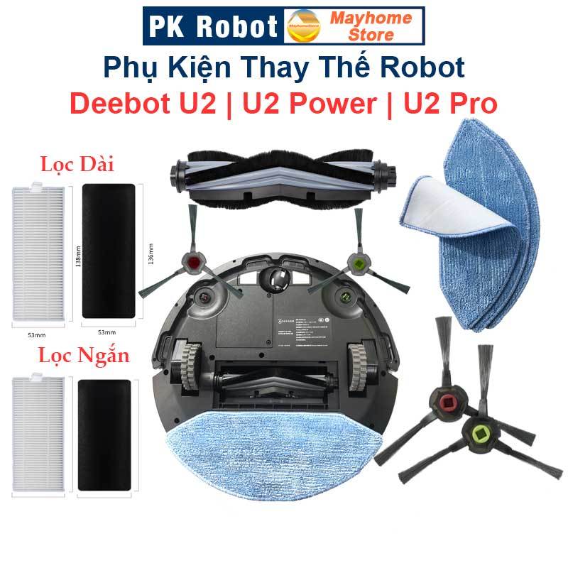 Phụ Kiện Thay Thế Robot Hút Bụi Deebot U2, U2 Pro, U2 Power. Chổi lăn ...
