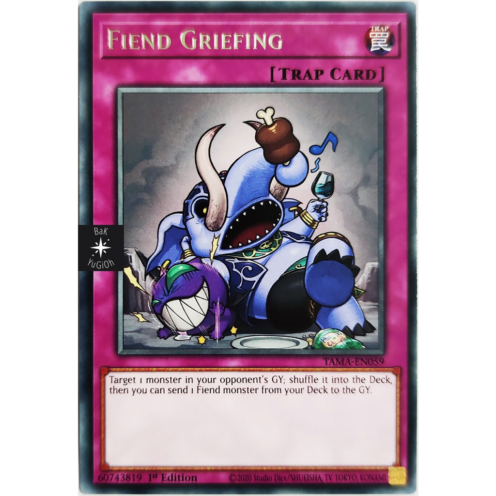 [BaK Yu-Gi-Oh!] [Thẻ Bài Chính Hãng] Fiend Griefing |EN| Rare | Shopee Việt Nam