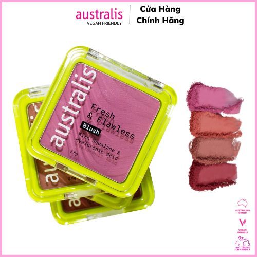 Phấn Má Hồng Mịn Lì Australis - Fresh & Flawless Blush Australis 2.8g ...