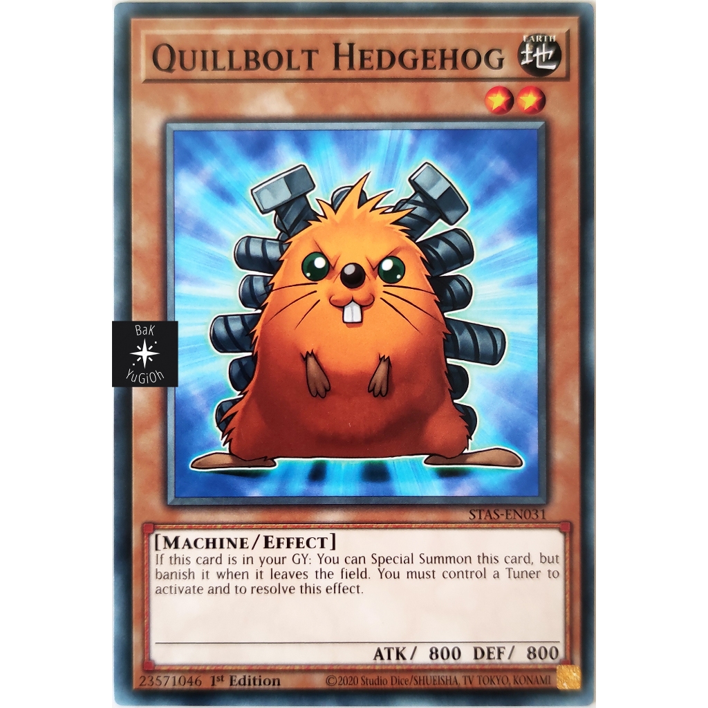 [BaK Yu-Gi-Oh!] [Thẻ Bài Chính Hãng] Quillbolt Hedgehog |EN| Common ...