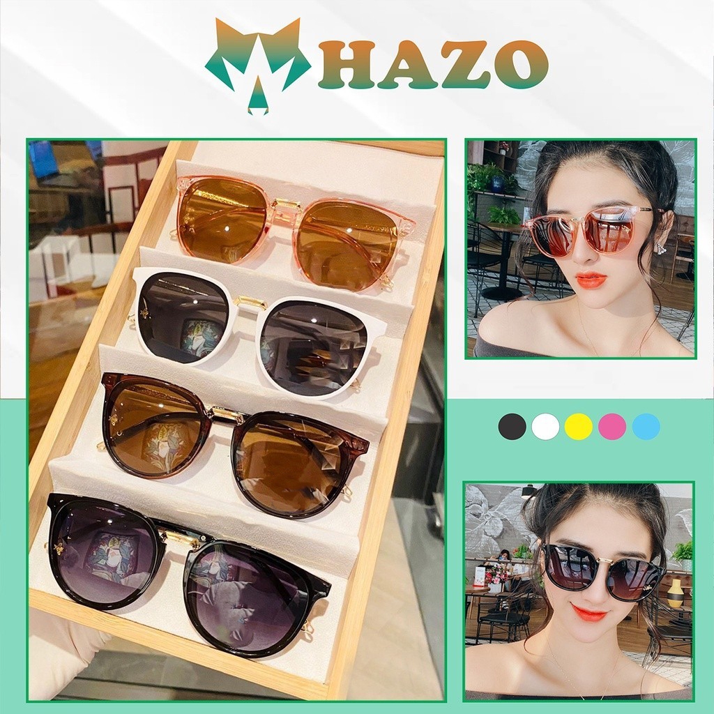 Mắt Kính Thời Trang Form Tròn Con Ong Tròng Polarized 8271 598 Phong ...
