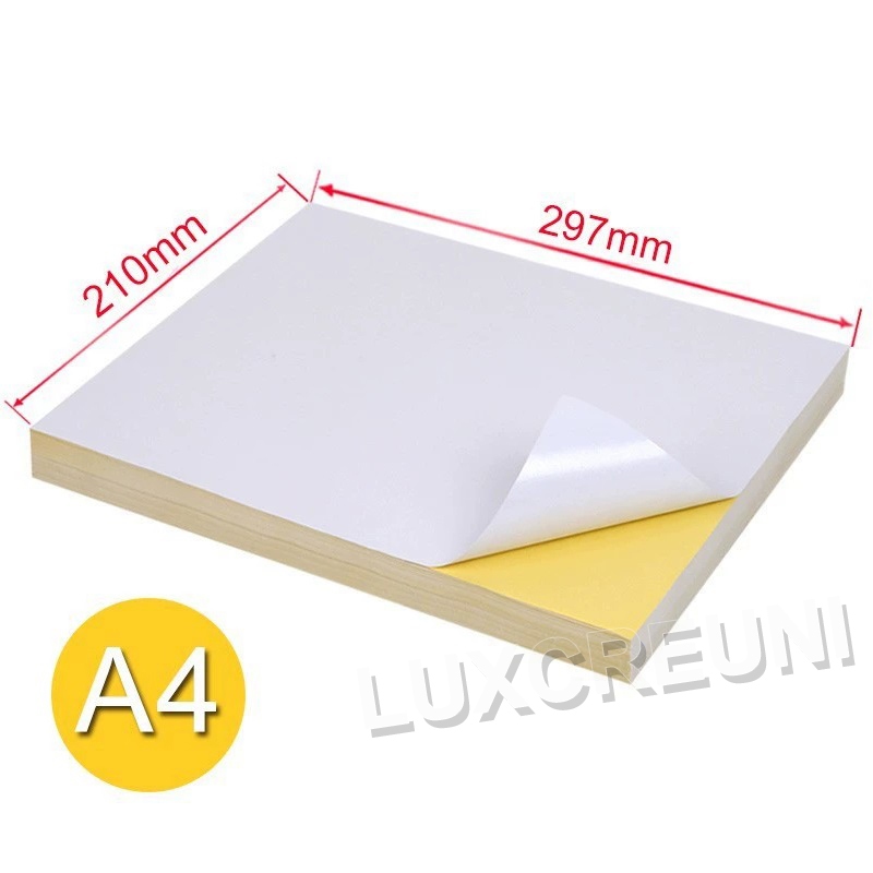 Giấy In Decal A4 Đế Vàng loại Tốt in nhãn, logo, bill, cà số xe khung ...