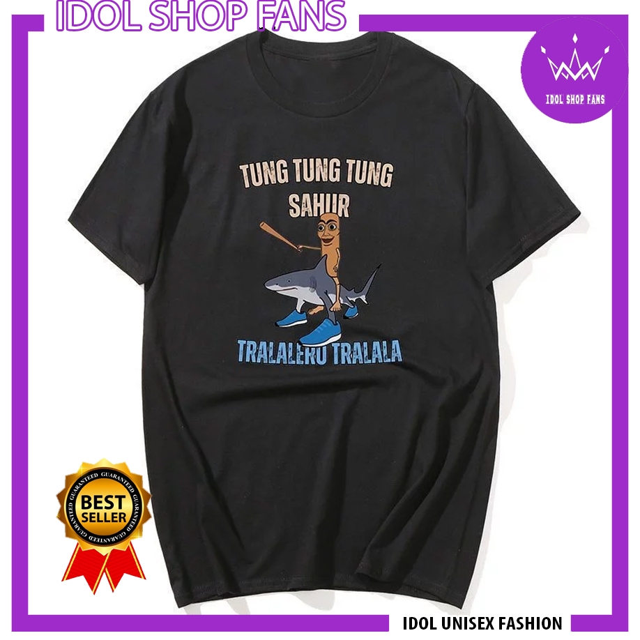 BST Áo thun unisex Brainrot Tralaero Tralala Tung Tung Tung Sahur - mèo ...