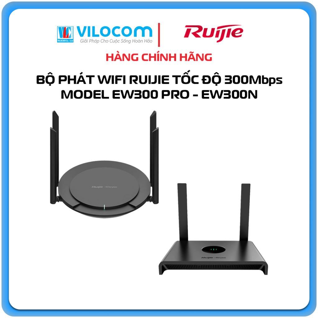 Bộ phát wifi Ruijie EW300 PRo và EW300N tốc độ 300Mbps - Hàng Chính ...