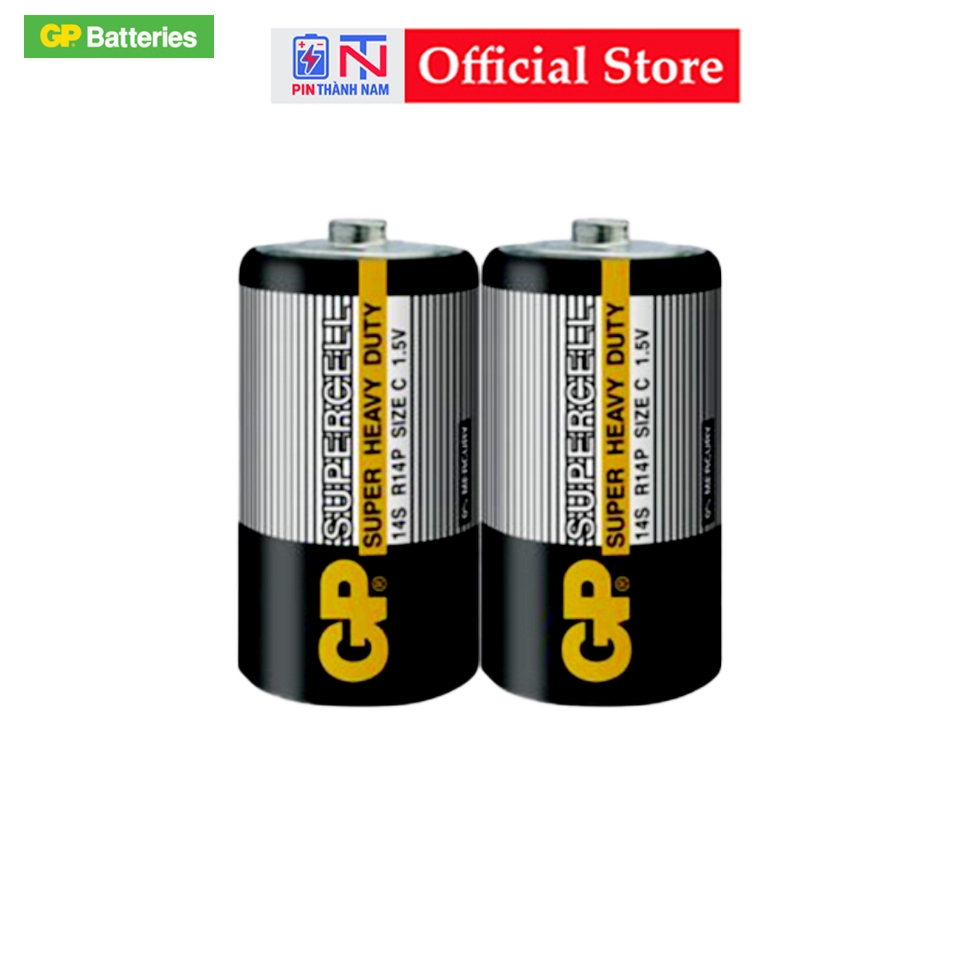 Pin Trung GP supercell R14P Vỉ 2 Viên Chính Hãng | Shopee Việt Nam