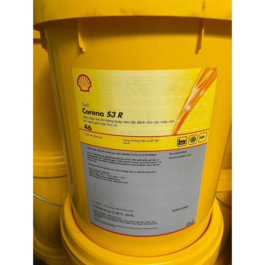 Dầu nhờn Shell Corena S3 R46/20L | Shopee Việt Nam