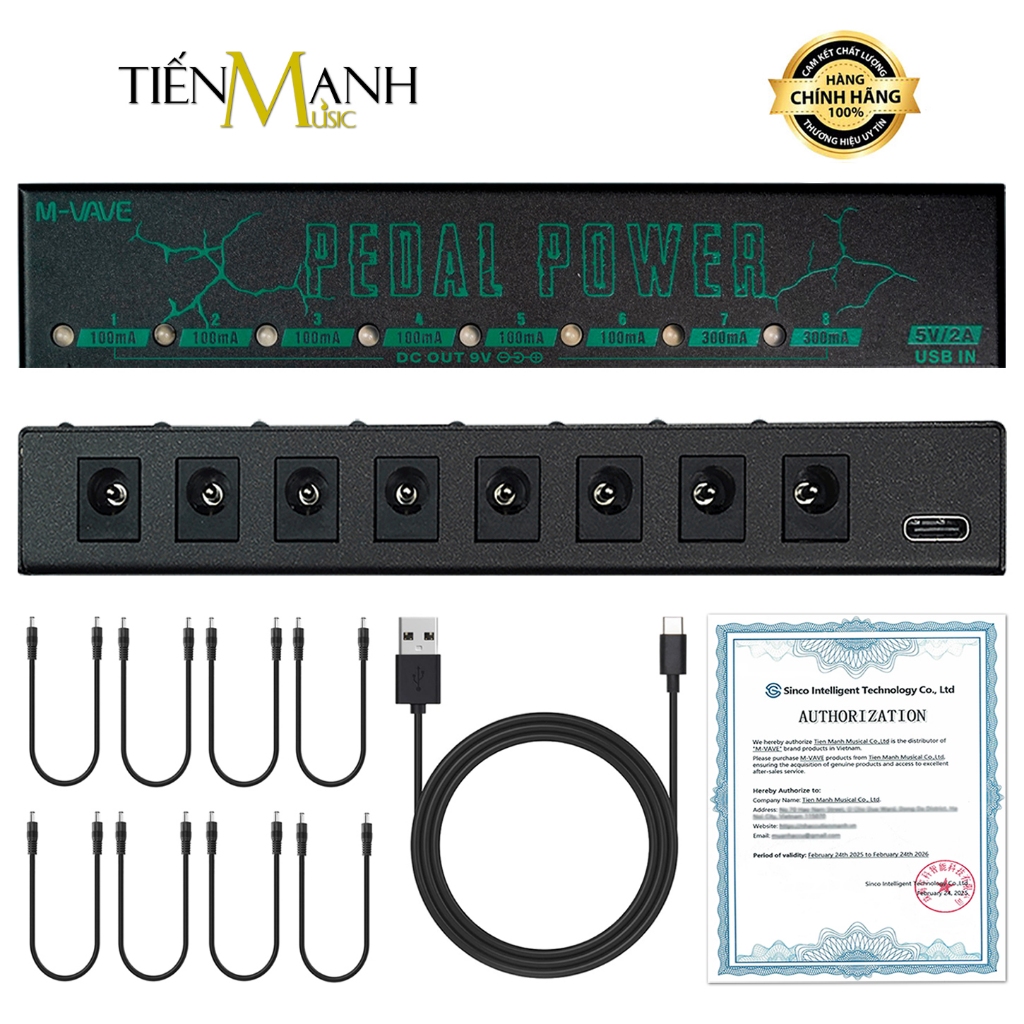 [Chính Hãng] Nguồn Mini 8 Cổng Cho Phơ M-Vave Pedal Power - Cấp Nguồn ...