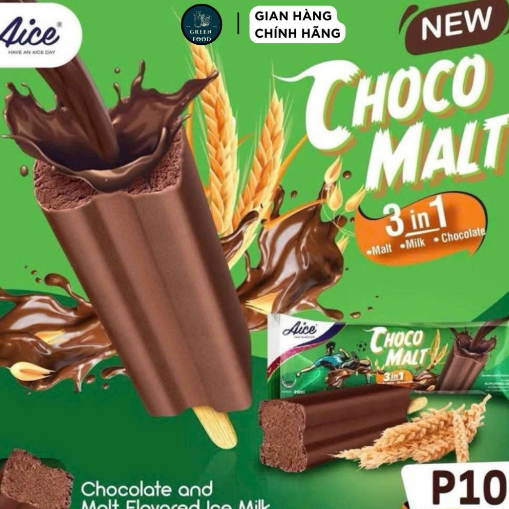 Kem Aice - Kem Socola Mạch Nha - Kem Chocolate | Shopee Việt Nam