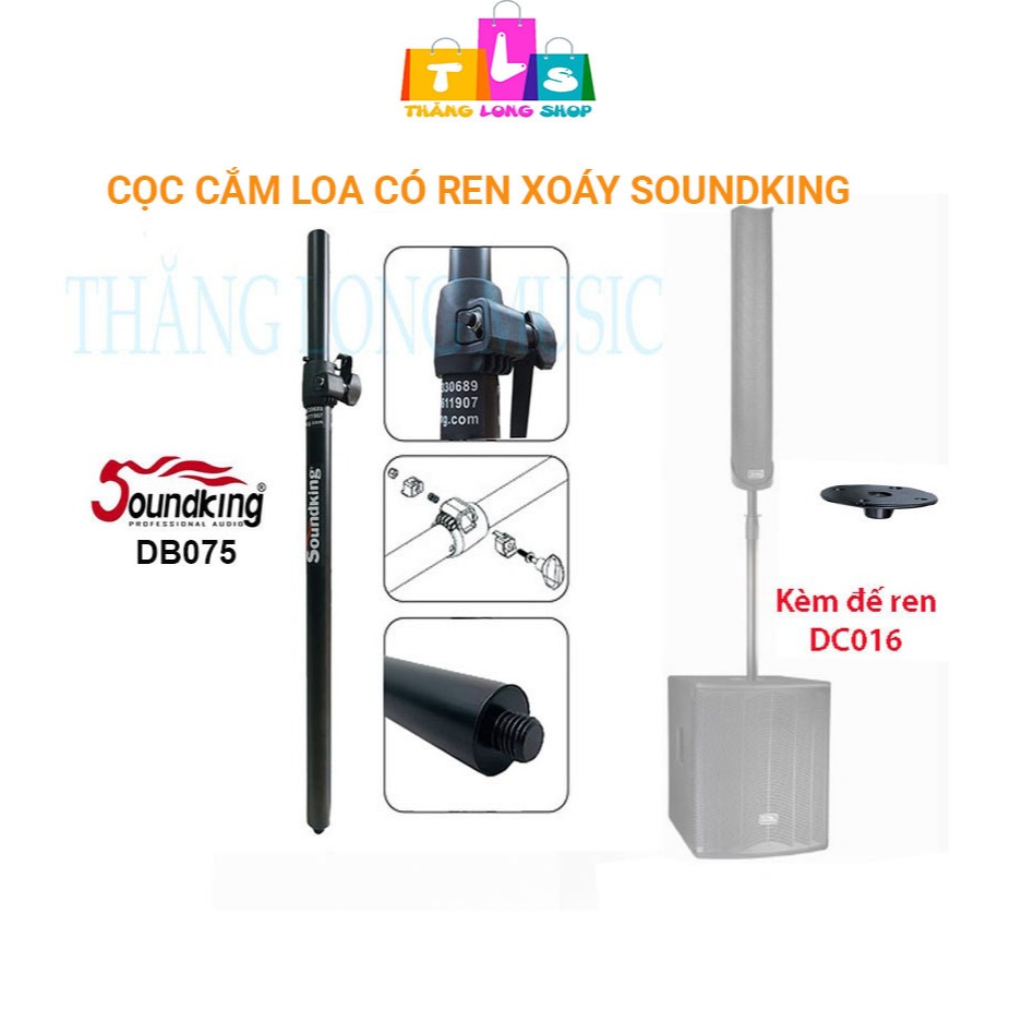 [Chính hãng] SOUNDKING DB075- Cây chống loa Soundking DB075 KÈM Đế Ren ...