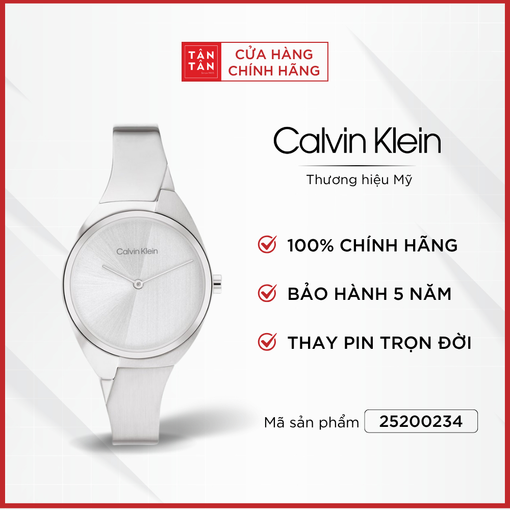 Đồng Hồ Thời Trang Nữ Calvin Klein Quartz 25200234 30mm - Đồng Hồ Tân ...