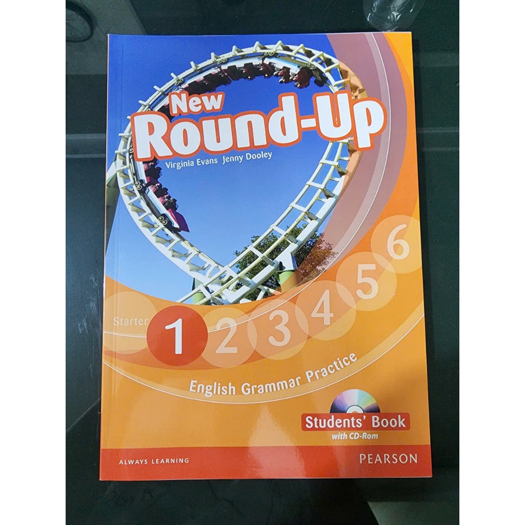 Sách - New round - up starter ,1,2,3 (in màu giấy thường -sách ôn luyện ngữ pháp tiếng anh cực ...