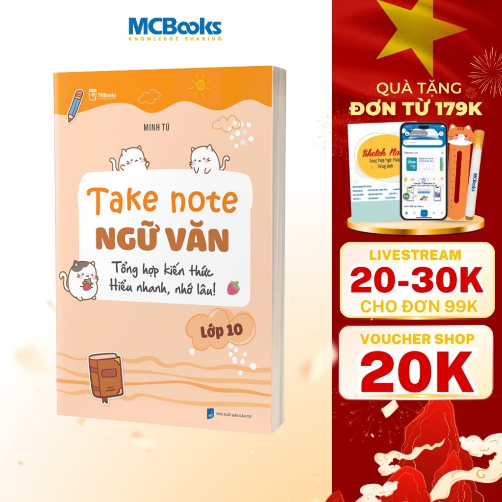 Sách - Take Note Ngữ Văn lớp 10 – Tổng hợp kiến thức, hiểu nhanh, nhớ ...