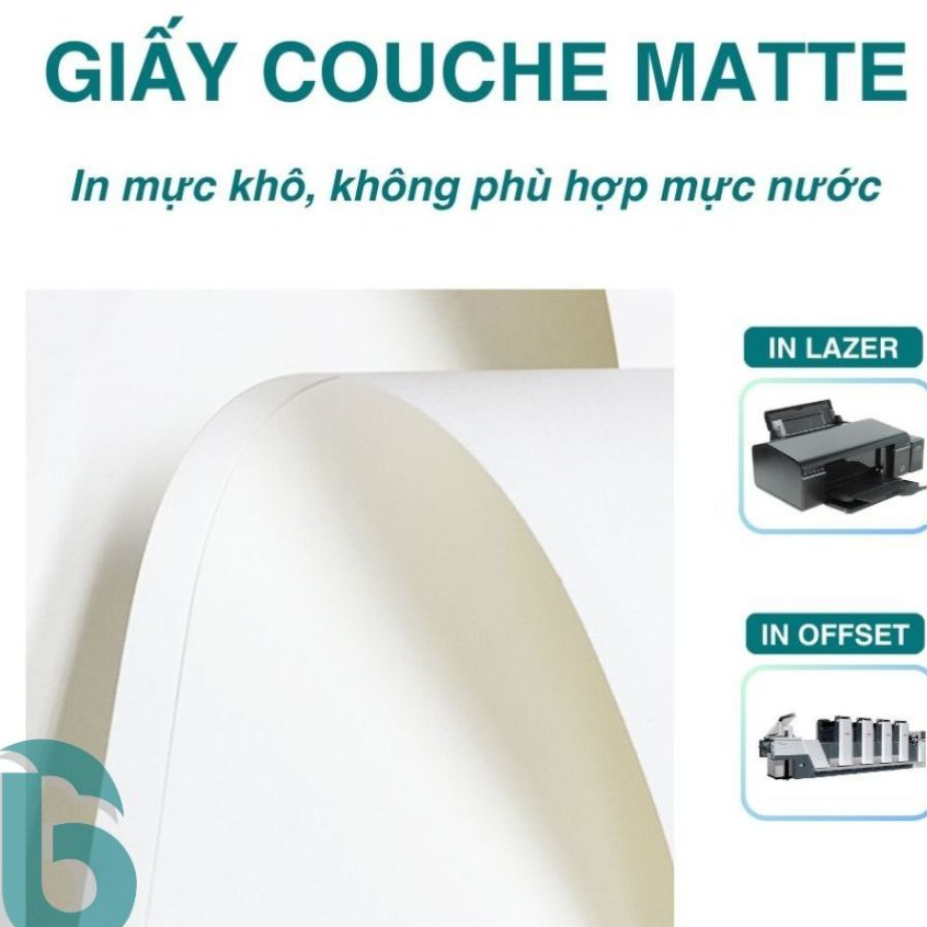[GIẤY COUCHE] GIẤY COUCHE MATT A4 | BỀ MẶT NHÁM | KHÔNG PHÙ HỢP IN MỰC ...