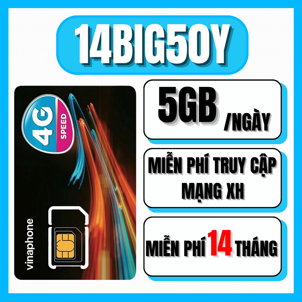 [ 1 TỶ GB MAX DATA ] SIM 4G VINAPHONE TRỌN GÓI 1 NĂM U1500 VD149 TD49 FHAPPY D500 14BIG50Y KHÔNG ...