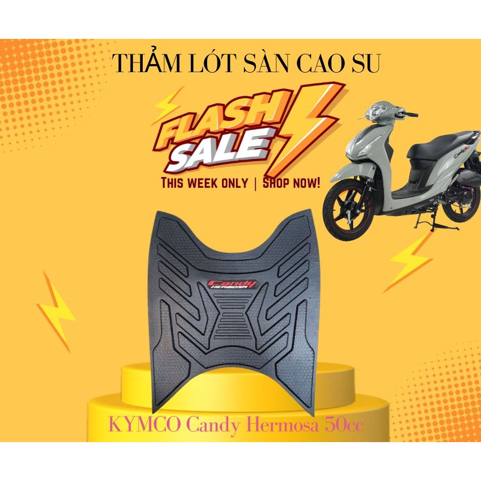 Lót Chân Cao Su Xe Candy Hermosa 50cc – Thảm Sàn Đúc Theo Form Zin ...
