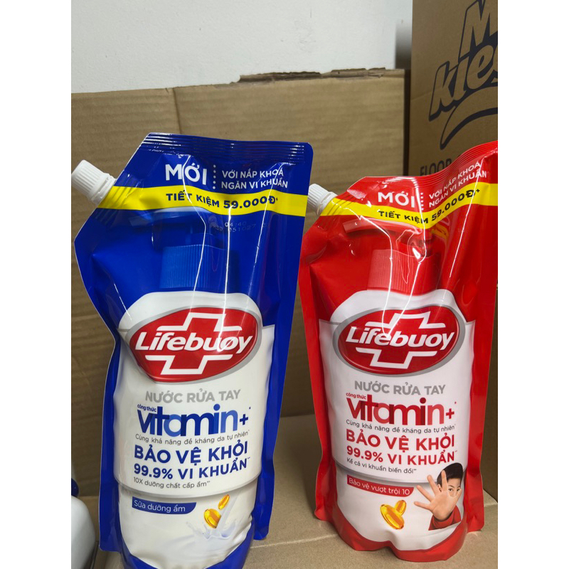 Túi Nước Rửa Tay Lifebuoy Vitamin+ Bảo Vệ Khỏi 99.9% Vi Khuẩn 400g/ 1Kg | Shopee Việt Nam