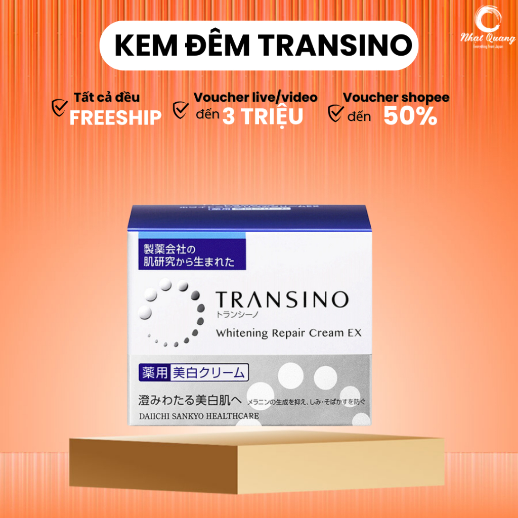 Kem dưỡng da ban đêm Transino Whitening Repair Cream EX (35g) | Shopee Việt Nam