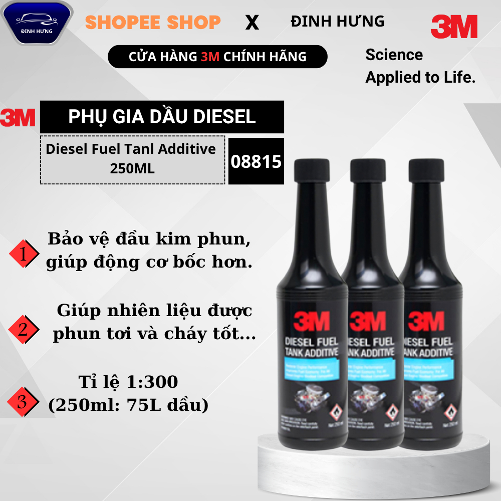 Phụ gia dầu 𝐃𝐈𝐄𝐒𝐄𝐋 𝟑𝐌 𝐃𝐈𝐄𝐒𝐄𝐋 𝐓𝐀𝐍𝐊 𝐀𝐃𝐃𝐈𝐓𝐈𝐕𝐄 𝟐𝟓𝟎𝐌𝐋. | Shopee Việt Nam
