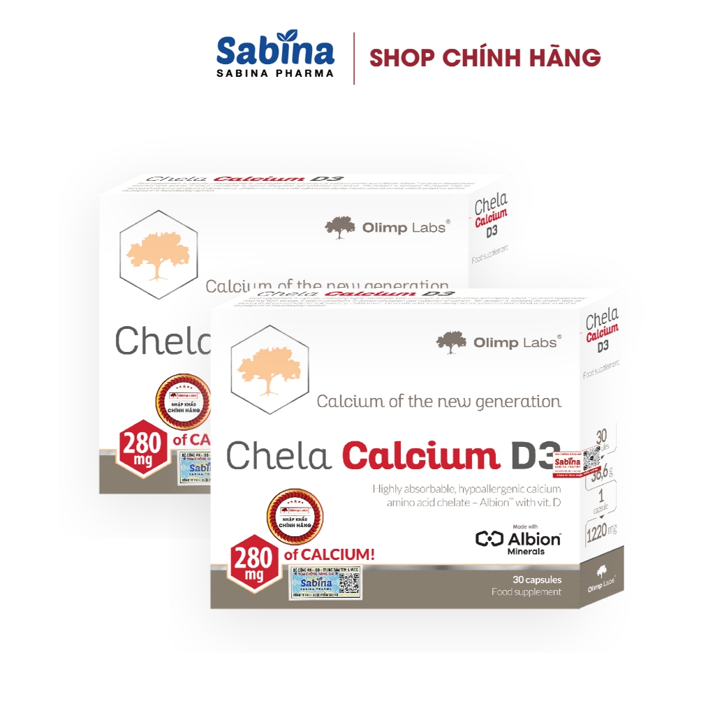 2H Canxi Chela Calcium D3 dạng canxi Chelate Albion - Thực phẩm bảo vệ sức khoẻ cho mẹ bầu và ...