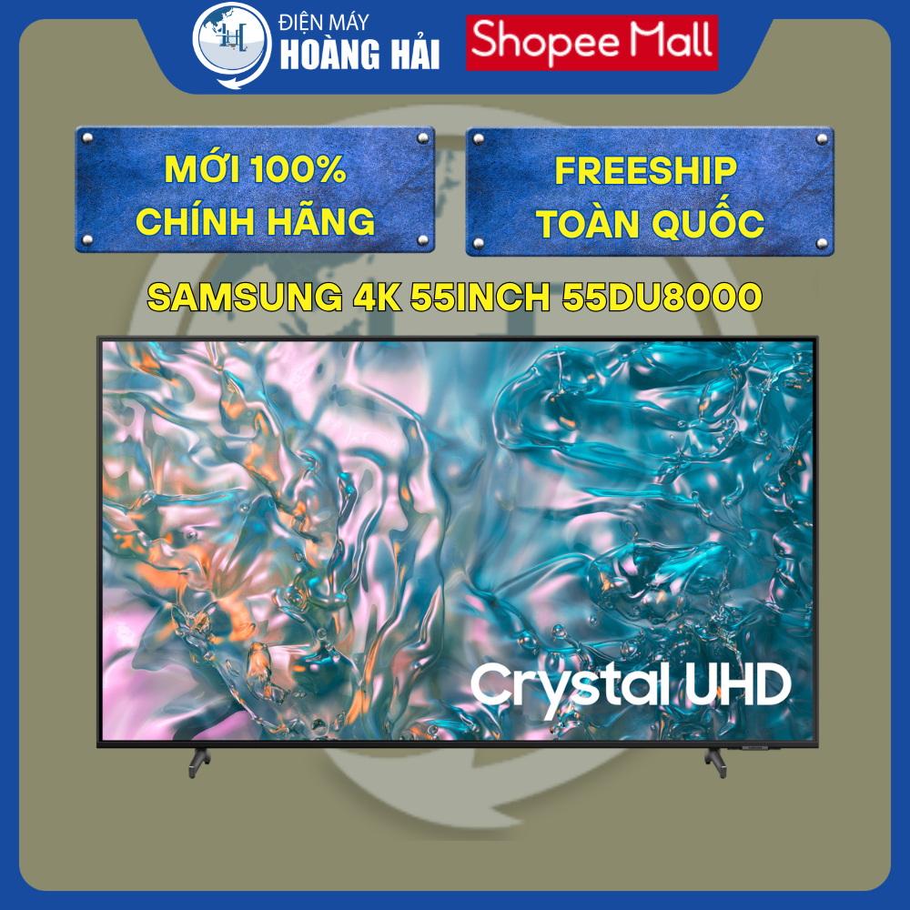 55DU8000 Smart Tivi Samsung 4K 55 inch Crystal UHD UA55DU8000 | Shopee Việt Nam